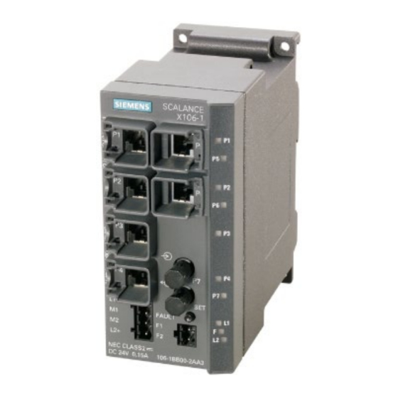 Siemens Scalance X 100 Users Manual Industrial Ethernet And, 60% OFF