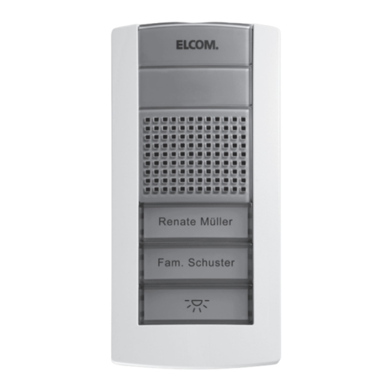 ELCOM BTA-230 HANDBUCH Pdf-Herunterladen | ManualsLib