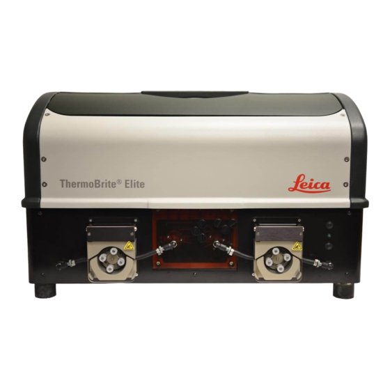 Leica biosystems THERMOBRITE ELITE S600 Handbücher | ManualsLib