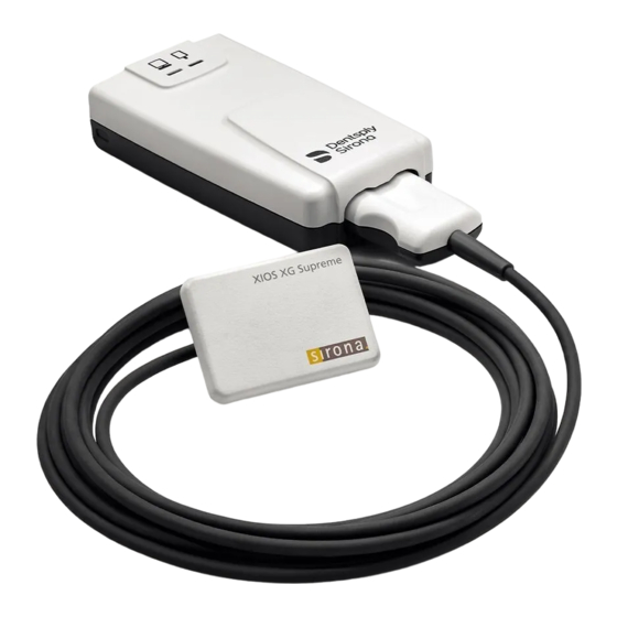 DENTSPLY SIRONA XIOS XG GEBRAUCHSANWEISUNG UND INSTALLATION Pdf ...