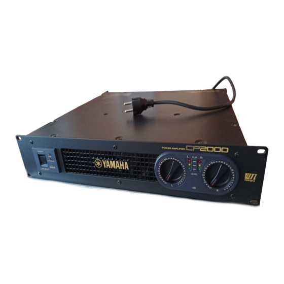 YAMAHA CP2000 BEDIENUNGSANLEITUNG Pdf-Herunterladen | ManualsLib