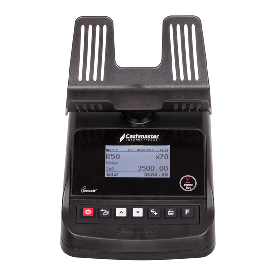 Inhaltsverzeichnis - Cashmaster sigma 105 Benutzerhandbuch [Seite 3 ...