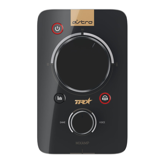 ASTRO MIXAMP PRO TR SCHNELLSTARTANLEITUNG Pdf-Herunterladen | ManualsLib
