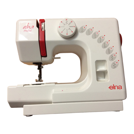 ELNA SEW MINI BEDIENUNGSANLEITUNG Pdf-Herunterladen | ManualsLib